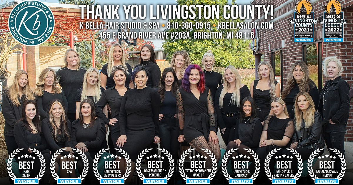 We Won Five Awards In 2022 | K Bella - Brighton, MI